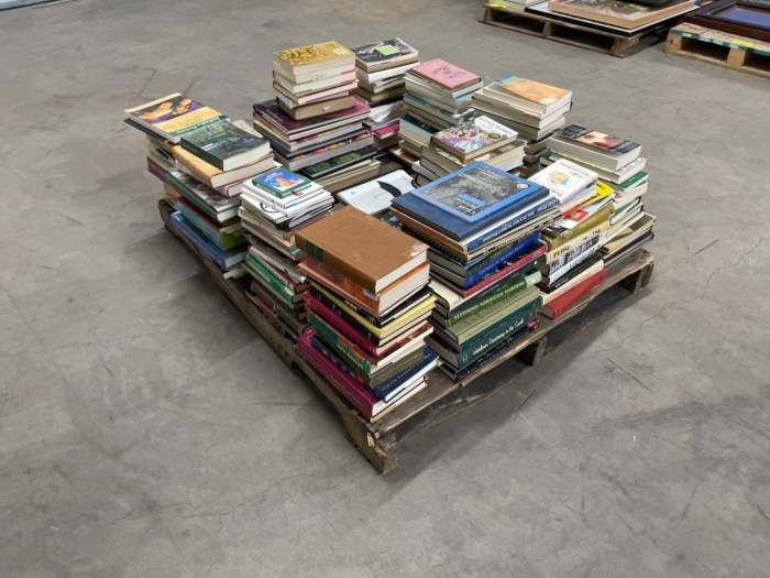 Lot of (1) Pallet of Assorted Books for sale