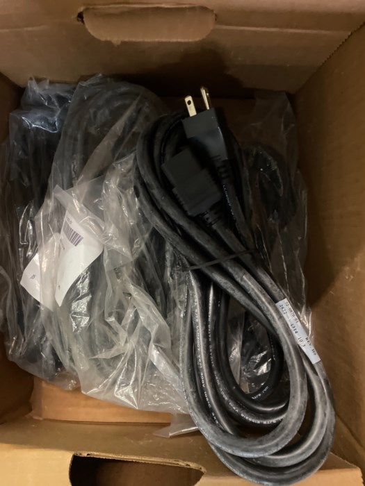 Lot of (1) Pallet of Assorted Computer Parts & Cords for sale