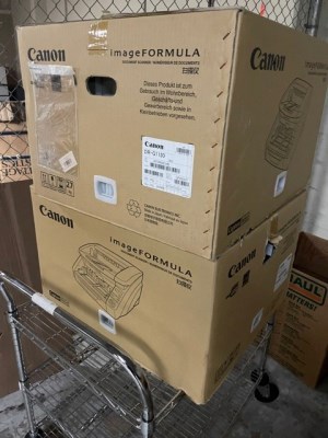 Lot of (2) Canon Image Formula Printers for sale