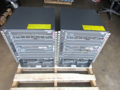 Lot of 2 Cisco 6500-E Series Switches for sale