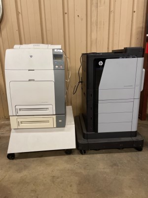 Lot of (2) Commercial HP Printers for sale