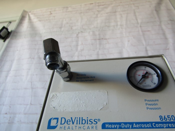 Lot of 2 DEVILBISS 8650D Heavy-Duty Aerosol Compressor Air Compressor ...