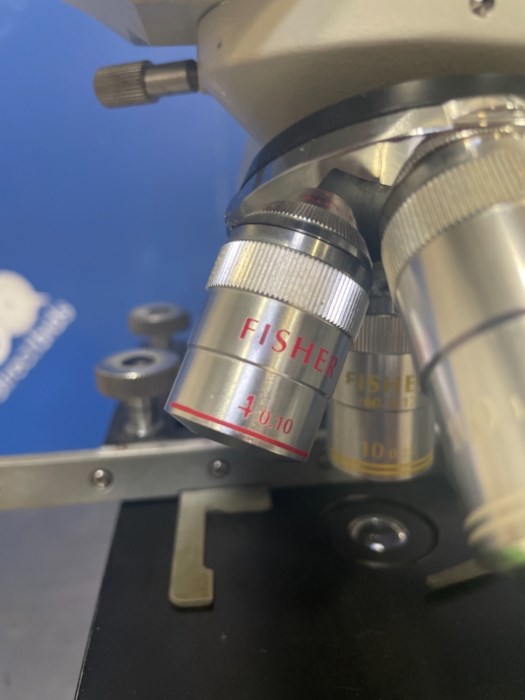 Lot of (2) Fisher Scientific Micromaster Microscope Model VSHL-4D for sale