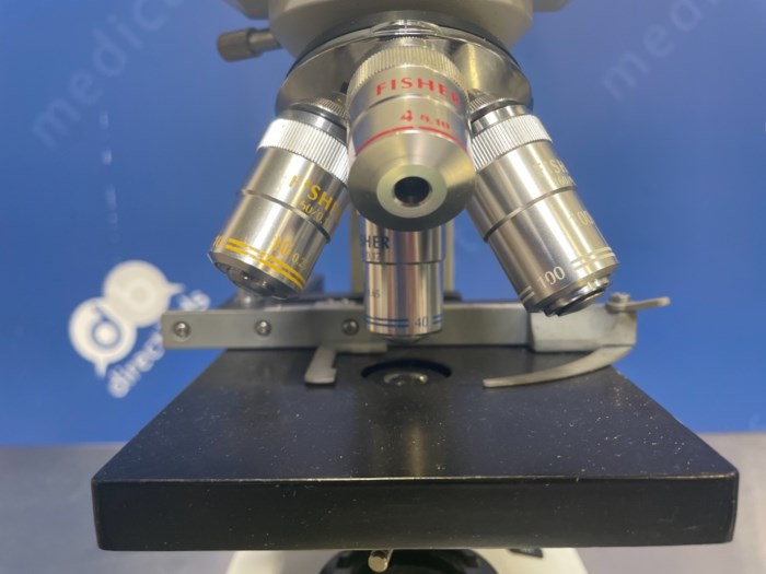 Lot of (2) Fisher Scientific Micromaster Microscope Model VSHL-4D for sale