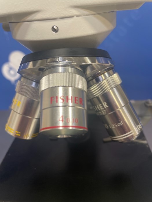 Lot of (2) Fisher Scientific Micromaster Microscope Model VSHL-4D for sale