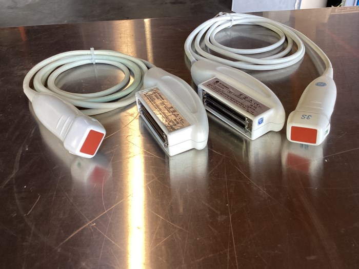 Lot of 2 GE Ultrasound Probes for sale