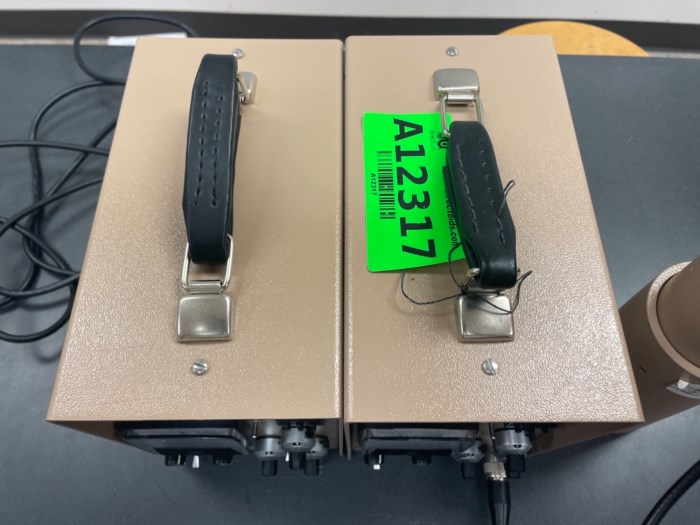 Lot of (2) Ludlum Model: 2200 Scaler Ratemeters for sale