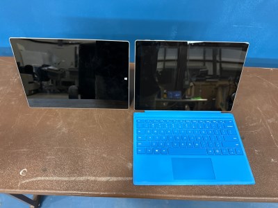 Lot of 2 Surface Pro Windows 8 Pro 128GB + 256GB + Keyboard for sale
