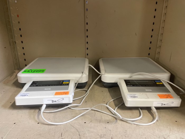 Lot of (2) Tanita BWB-800 Battery Operated Scales for sale