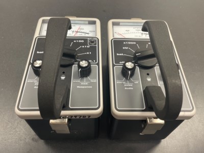 Lot of (2) Thermo Scientific Micro REM Dose Rate Meters for sale
