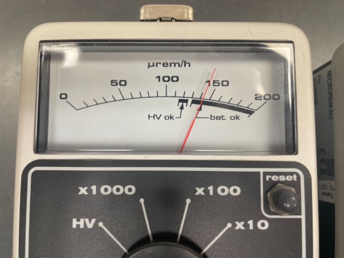 Lot of (2) Thermo Scientific Micro REM Dose Rate Meters for sale