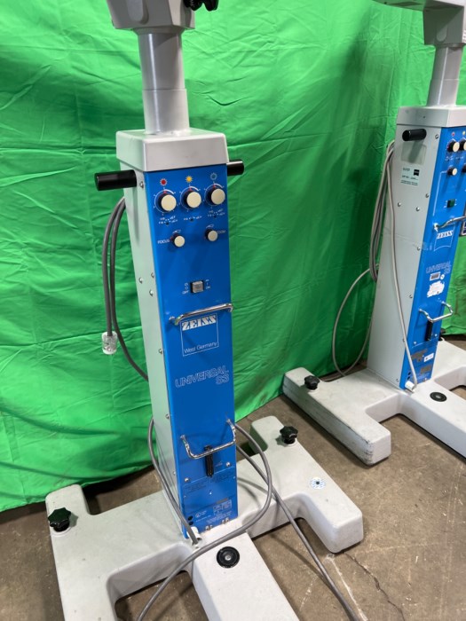 Lot of (2) Zeiss’s Universal S3 Microscopes bases only for sale