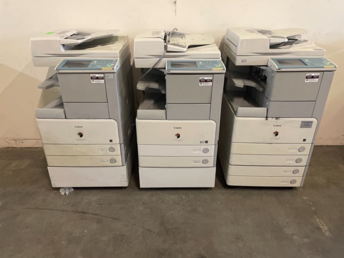 Lot of (3) Canon ImageRUNNER Printers for sale