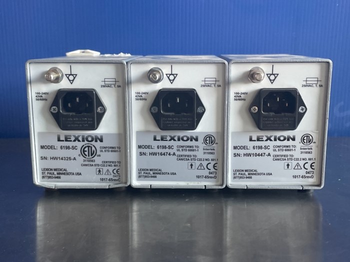 Lot of (3) Lexion Insuflow Insufflation Unit for sale