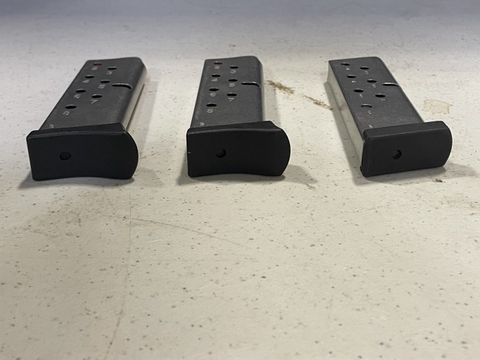 Lot of (3) Unbranded 9mm Single Stack Magazines for sale