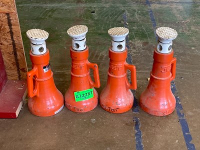 Lot of (4) Jet 25 Ton House Jacks for sale