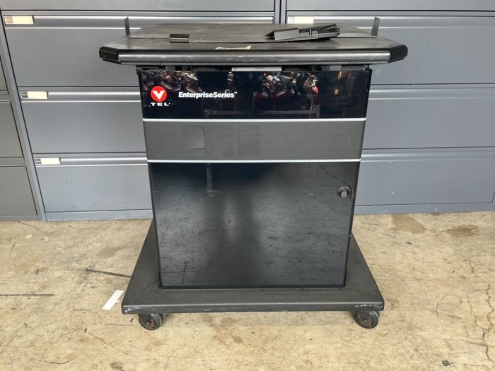 Lot of (4) Rolling Media Carts for sale