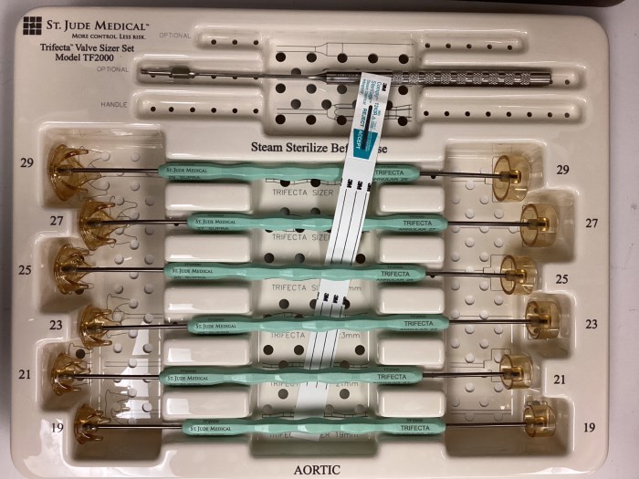 Lot of 4 St. Jude Medical Trifecta Valve Sizer Set for sale