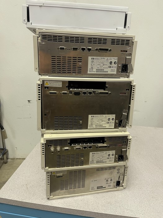 lot of 5 Agilent HP HPLC 1100 Series Modules for sale