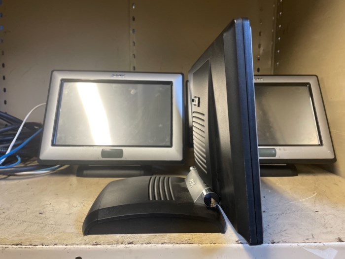 Lot of (5) AMX Model NXT-CV10 Tabletop Touch Monitor for sale