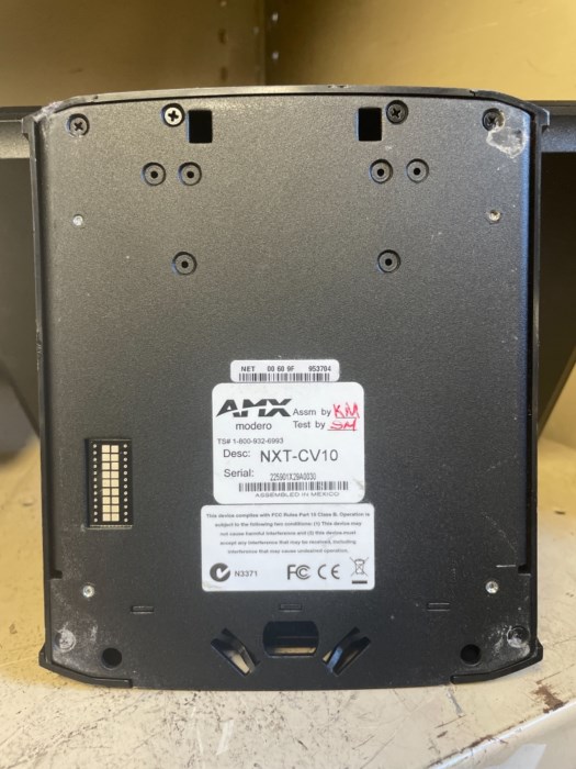 Lot of (5) AMX Model NXT-CV10 Tabletop Touch Monitor for sale