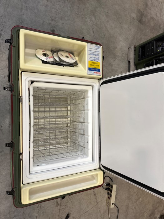 Lot of 5 Hemacool Mobile Blood Storage and Cooling Refrigerator HMC-MIL ...