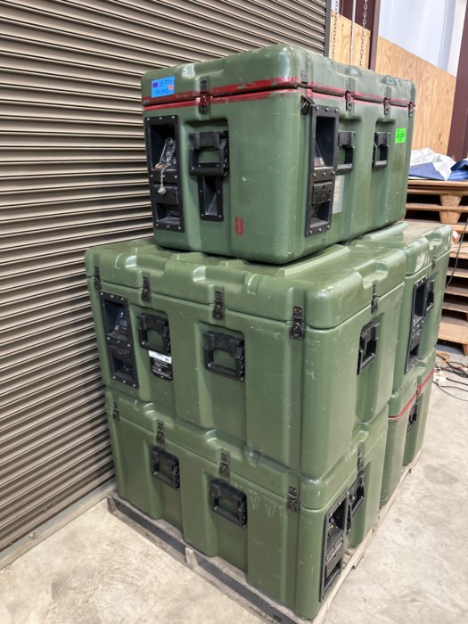 Lot of 5 Hemacool Mobile Blood Storage and Cooling Refrigerator HMC-MIL ...