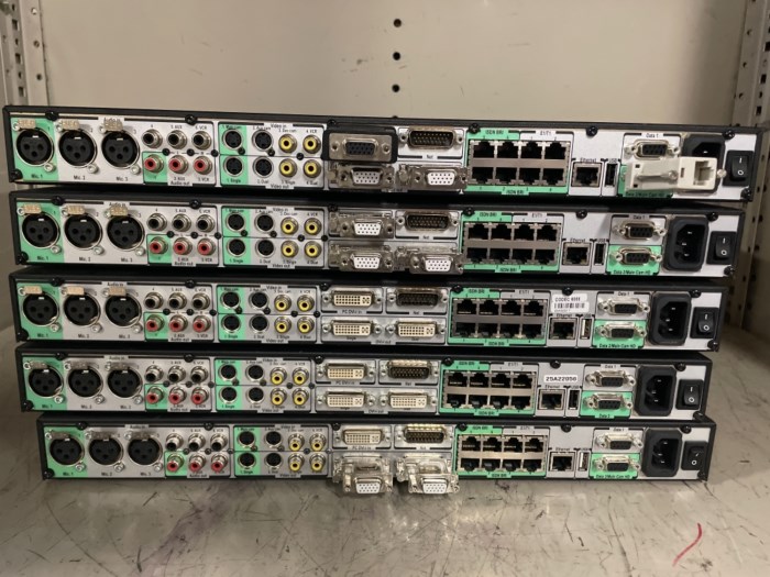 Lot of (5) Tandberg TTC6-08 VC Receivers for sale