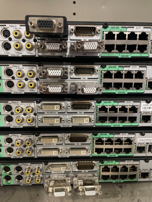 Lot of (5) Tandberg TTC6-08 VC Receivers for sale