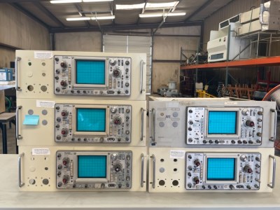 Lot of (5) Tektronix Oscilloscope Panels for sale