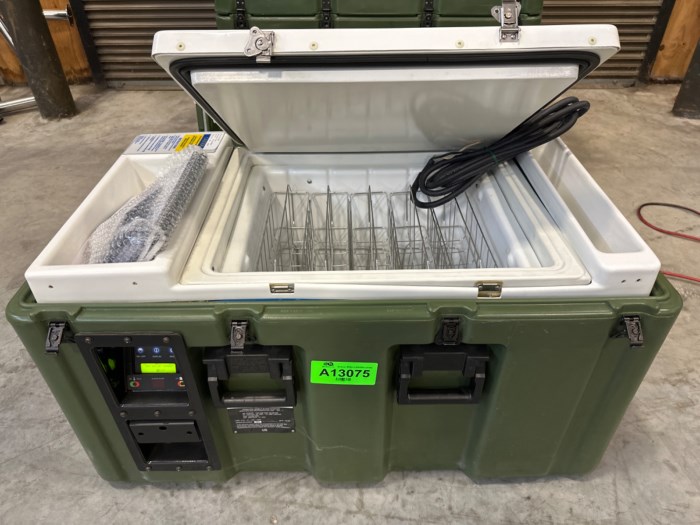 Lot of 6 Hemacool Mobile Blood Storage and Cooling Refrigerator HMC-MIL ...