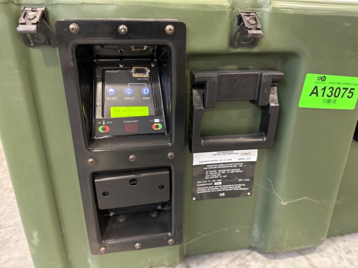 Lot of 6 Hemacool Mobile Blood Storage and Cooling Refrigerator HMC-MIL ...