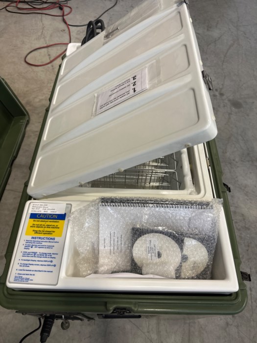 Lot of 6 Hemacool Mobile Blood Storage and Cooling Refrigerator HMC-MIL ...