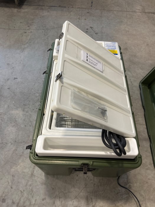 Lot of 6 Hemacool Mobile Blood Storage and Cooling Refrigerator HMC-MIL ...