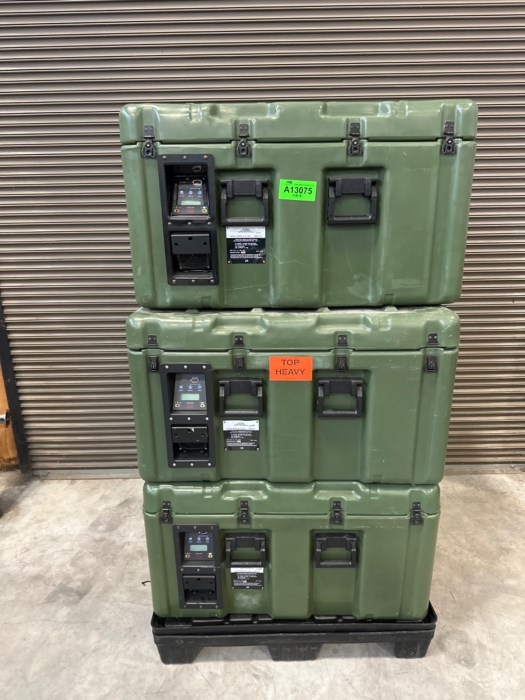 Lot of 6 Hemacool Mobile Blood Storage and Cooling Refrigerator HMC-MIL ...