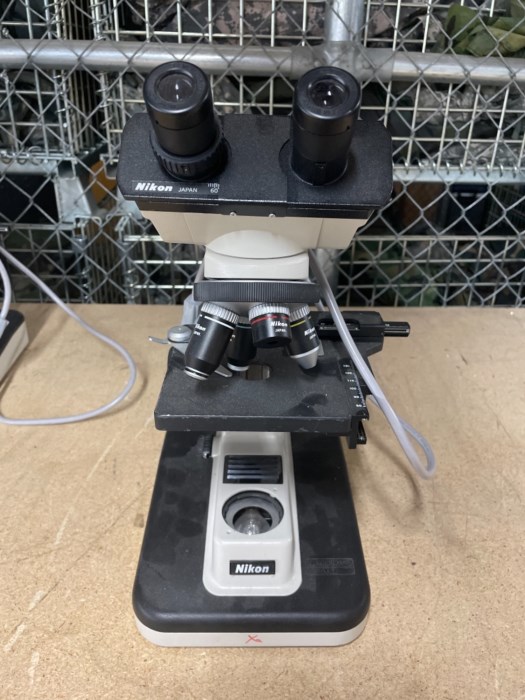 Lot of (8) Nikon Alphaphot-2 YS2 Tabletop Microscopes for sale