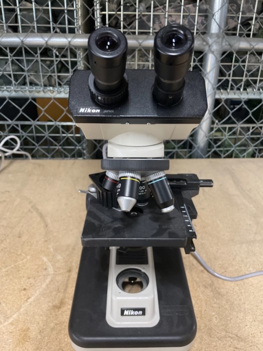 Lot of (8) Nikon Alphaphot-2 YS2 Tabletop Microscopes for sale