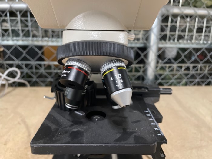 Lot of (8) Nikon Alphaphot-2 YS2 Tabletop Microscopes for sale