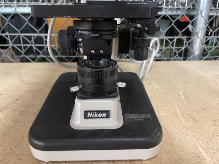 Lot of (8) Nikon Alphaphot-2 YS2 Tabletop Microscopes for sale