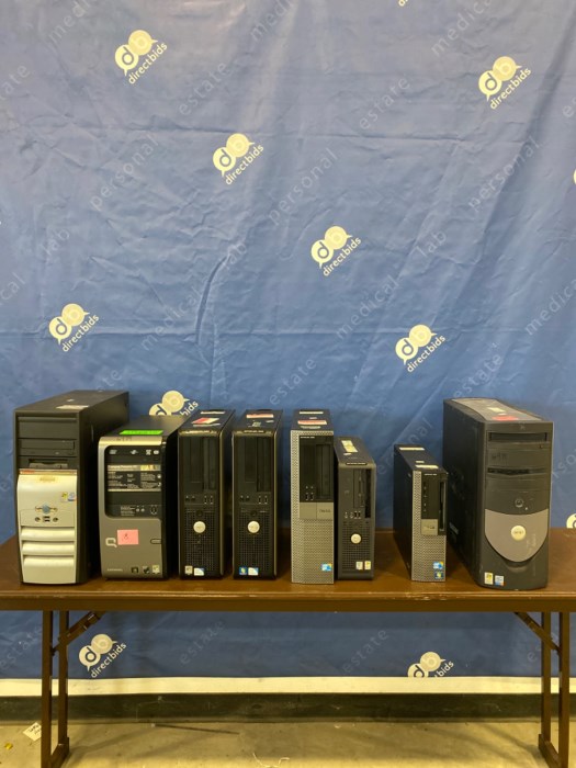 Lot of 8 PC Computers System for sale
