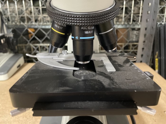 Lot of (9) National B3-220 Tabletop Microscopes for sale