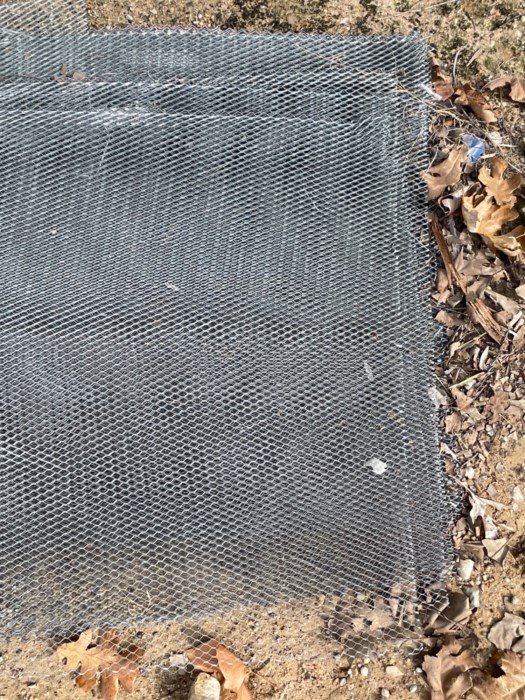 Lot of Approximately (14) 8’ x 2’ Mesh Lathe Tile Backing for sale