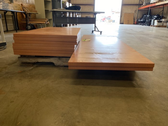 Lot of Approximately (9) Finished Wooden Boards for sale