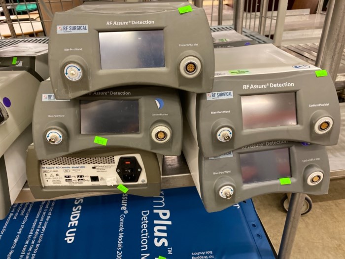 Lot of estimated 27 RF assure console detection systems for sale