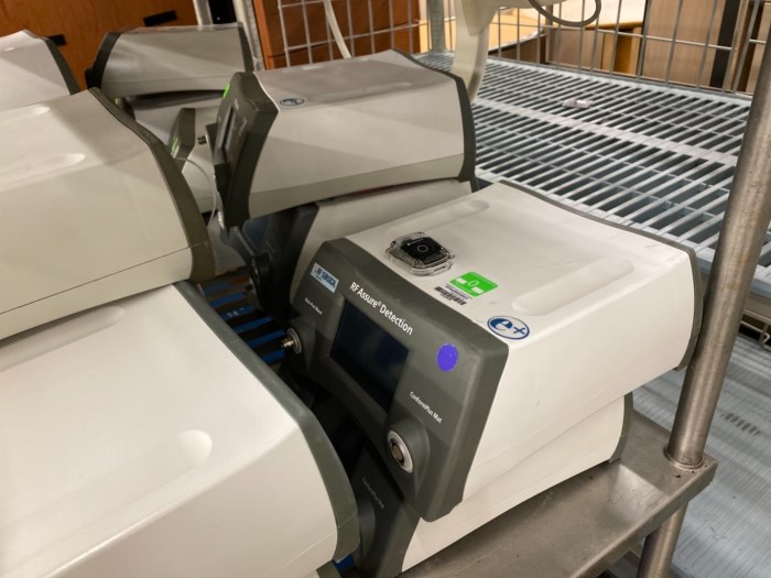 Lot of estimated 27 RF assure console detection systems for sale