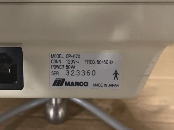 Marco CP-670 Auto Chart Projector for sale