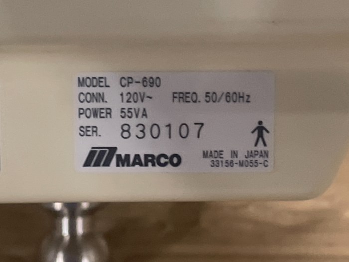 Marco CP-690 Auto Chart Projector for sale