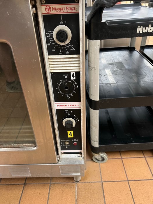 Market Forge Power Saver Industrial Dual Stacked Convection Ovens for sale