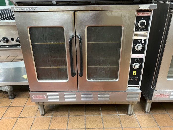 Market Forge Power Saver Industrial Dual Stacked Convection Ovens for sale