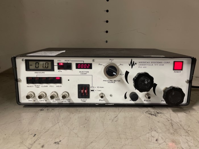 Medical Systems Corp. Model PLI-100 Pico Injector for sale